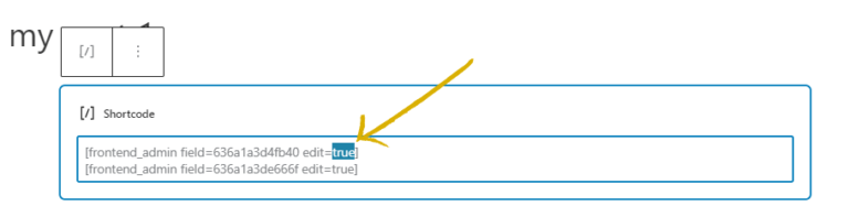 Display Inline Field with Shortcode - DynamiApps
